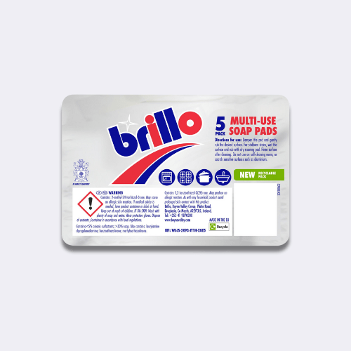 Brillo 5 Pack Multi use Soap Pads - Desie Style